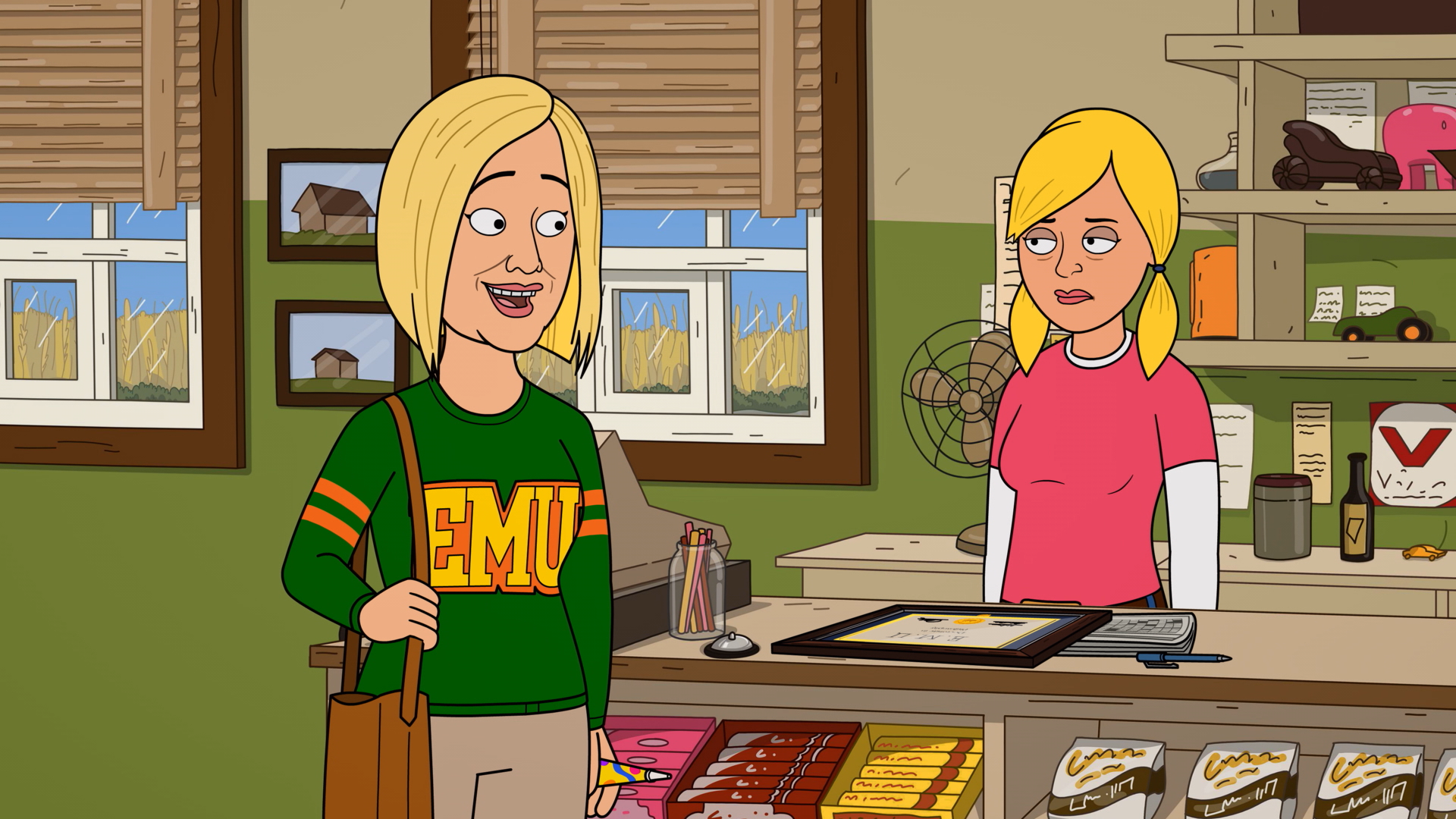 Cga 211 02 University Woman Wanda 1 Corner Gas